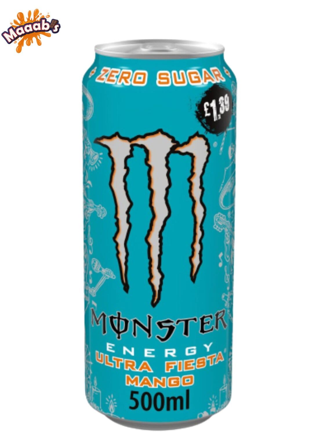 Monster Ultra Fiesta Mango Energy Drink – 500ml - Maaabs