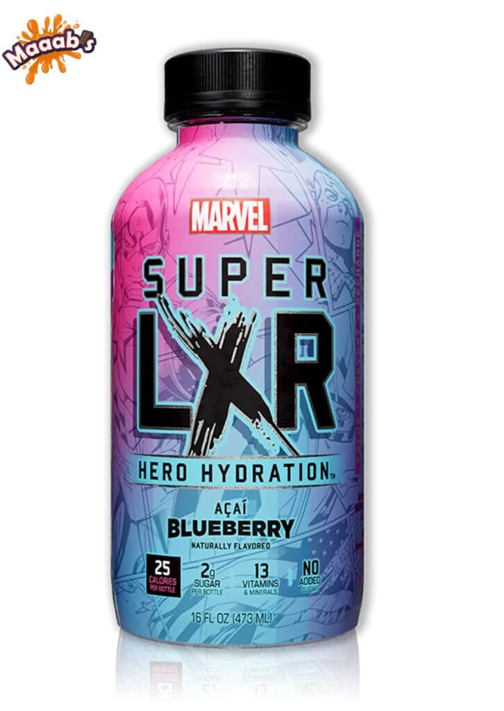 Arizona x Marvel Super LXR Hero Hydration Açaí Blueberry – 16fl.oz ...