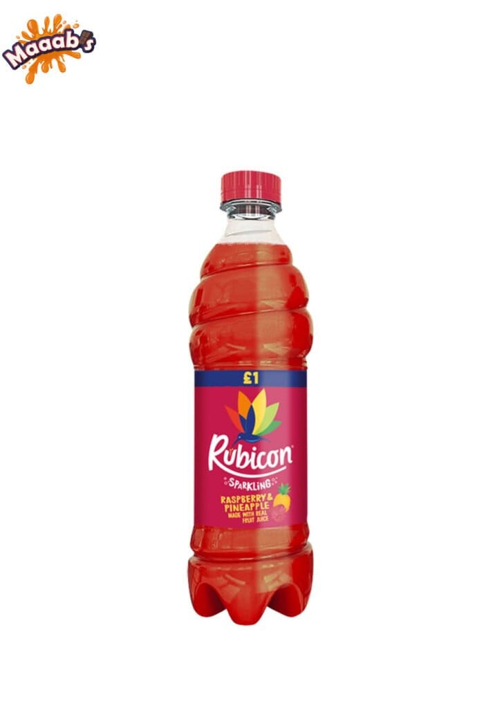 Rubicon Sparkling Raspberry Pineapple 500ml - Maaabs
