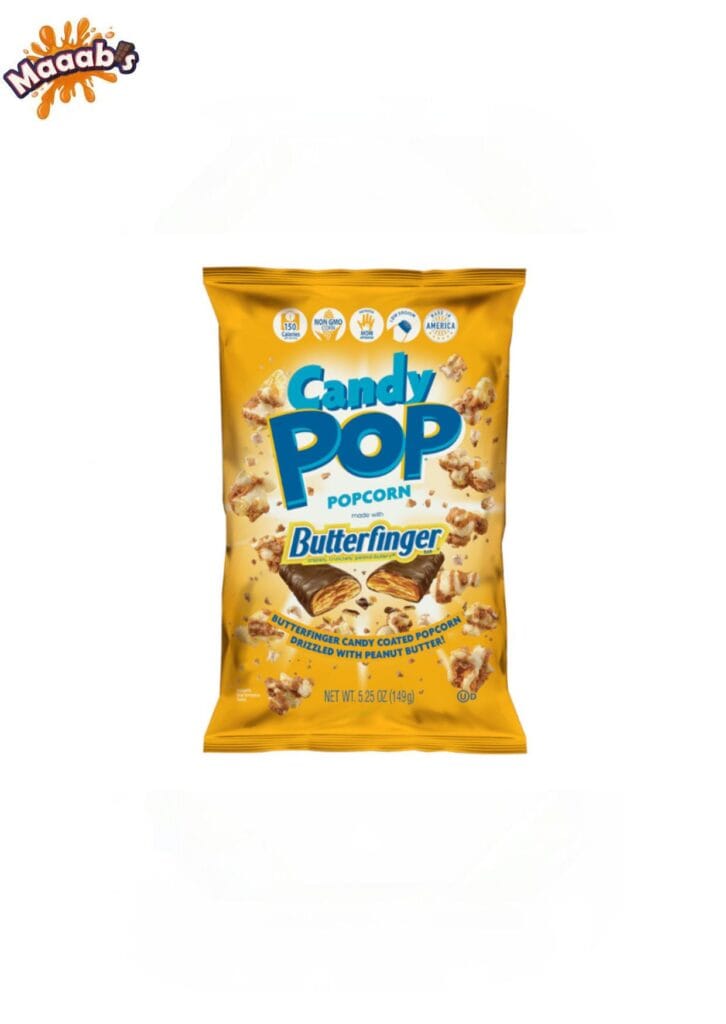 Candy Pop Popcorn Butterfinger 149g (5.25oz) - Maaabs