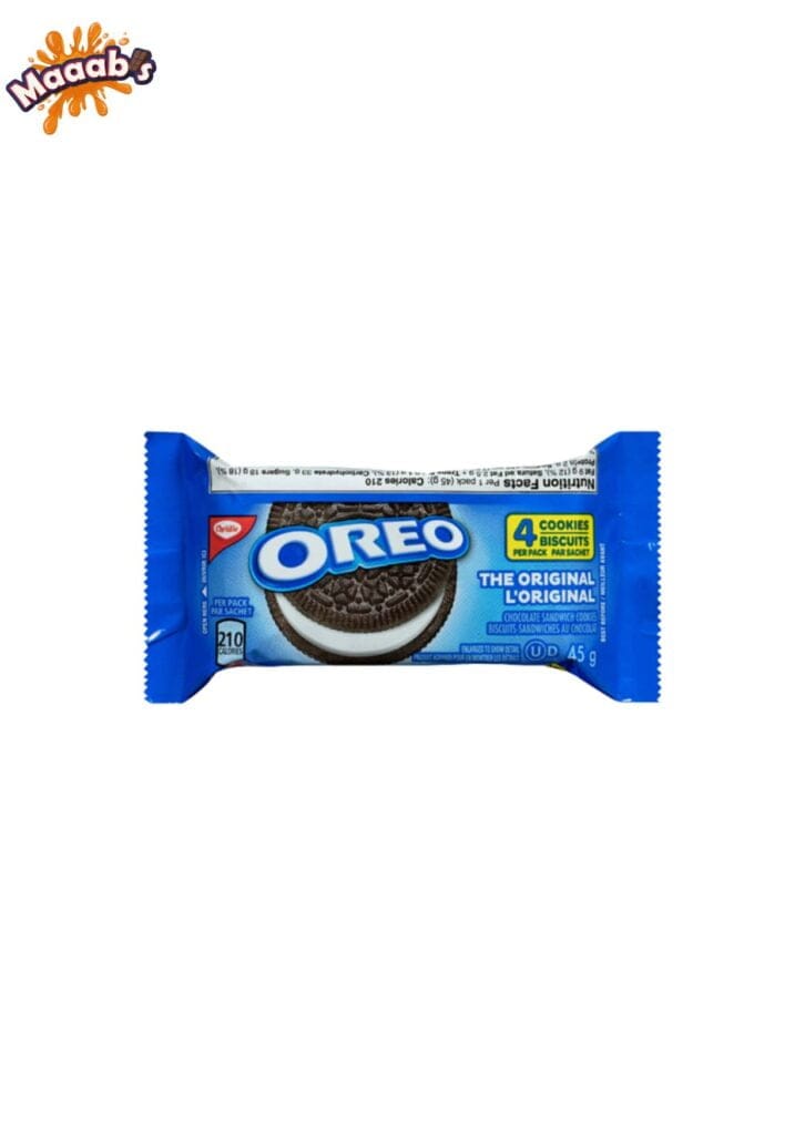 Oreo Cookies Original 4 Pack 45g - Maaabs