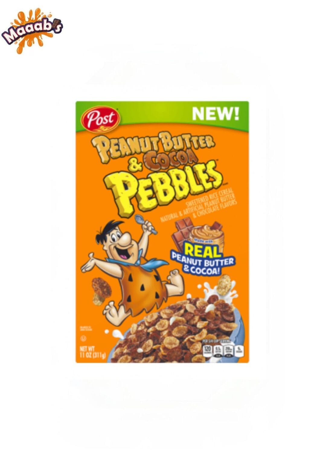 Post Cereal Peanut Butter & Cocoa Pebbles 311g (11oz) - Maaabs