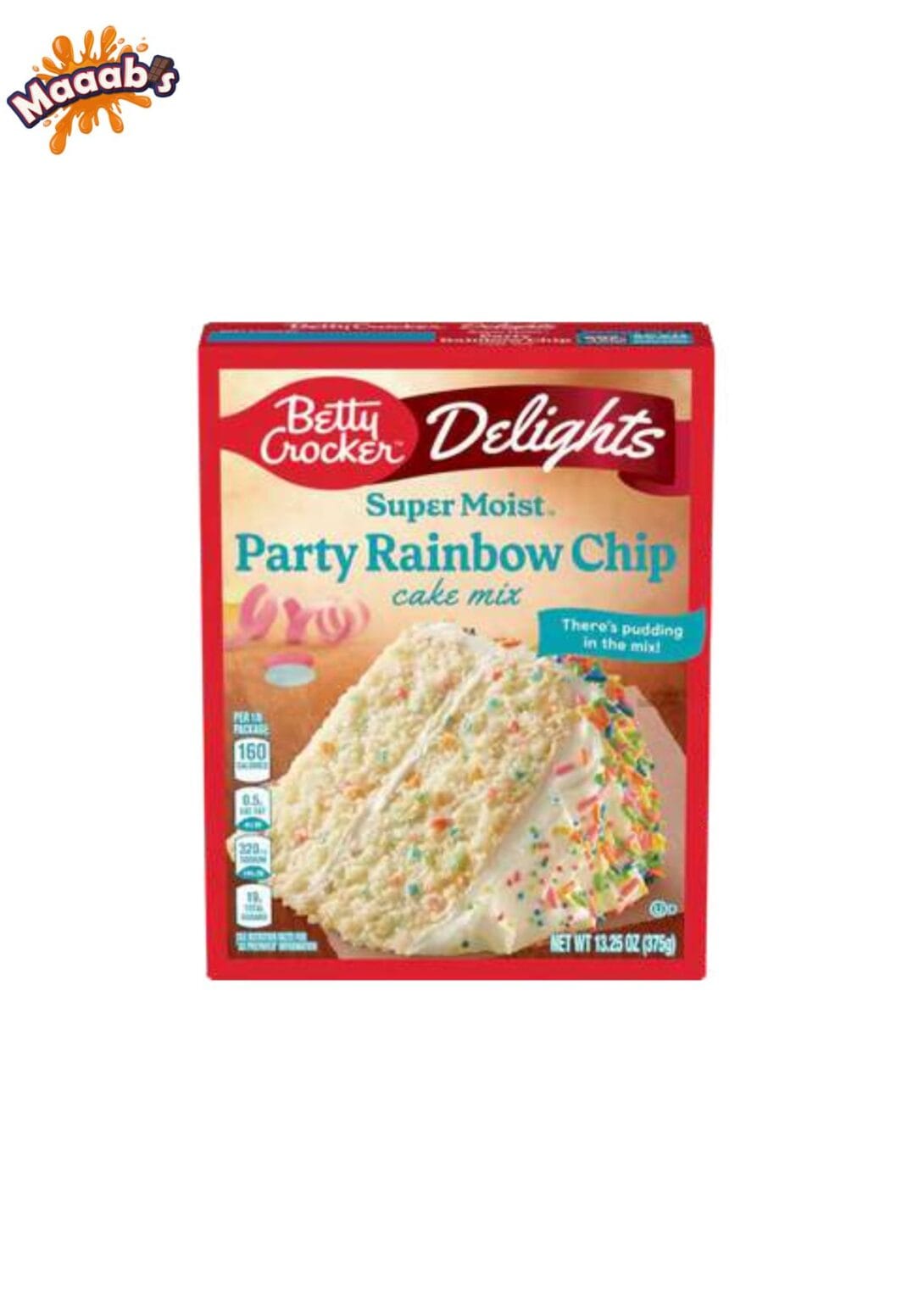 Betty Crocker Moist Rainbow Bit – 375g - Maaabs